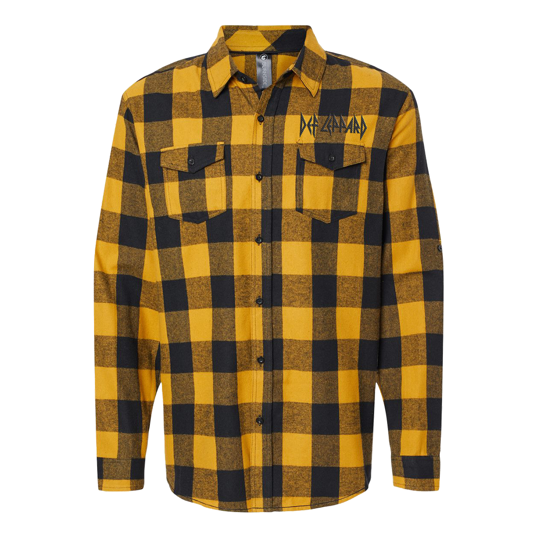 Logo Embroidered Flannel - Def Leppard