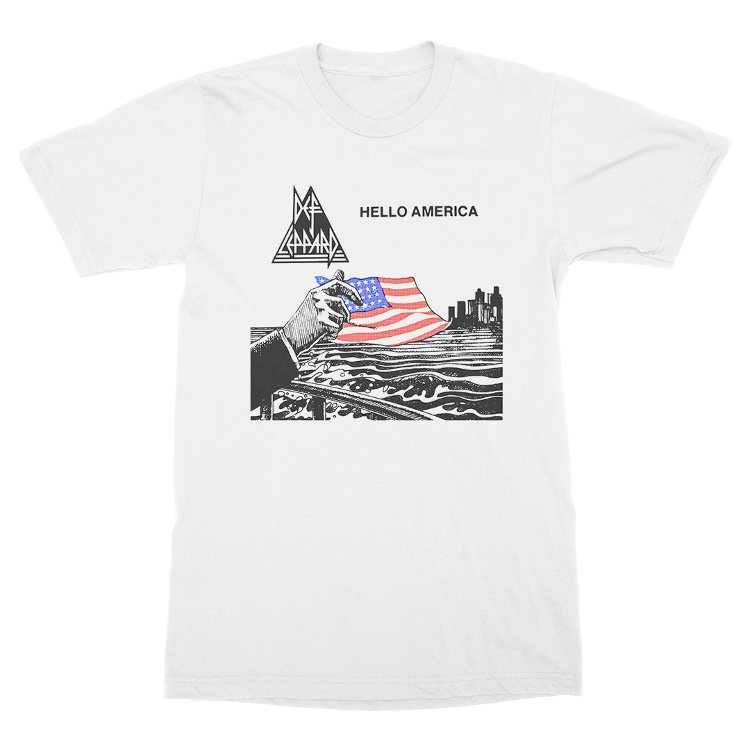 Hello America T-Shirt - Def Leppard